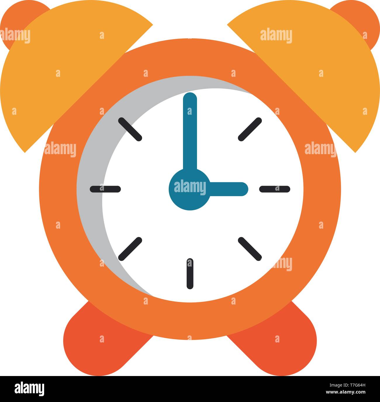 Alarm clock cartoon isolated Stock Vector Image & Art - Alamy