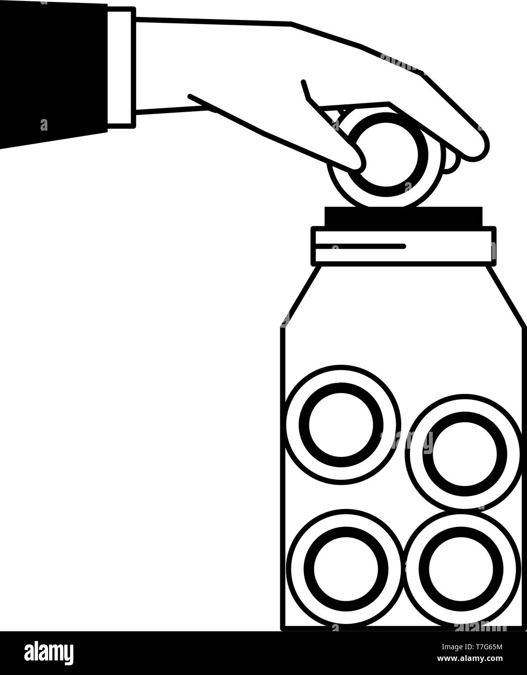 Saving Money Clipart Black And White