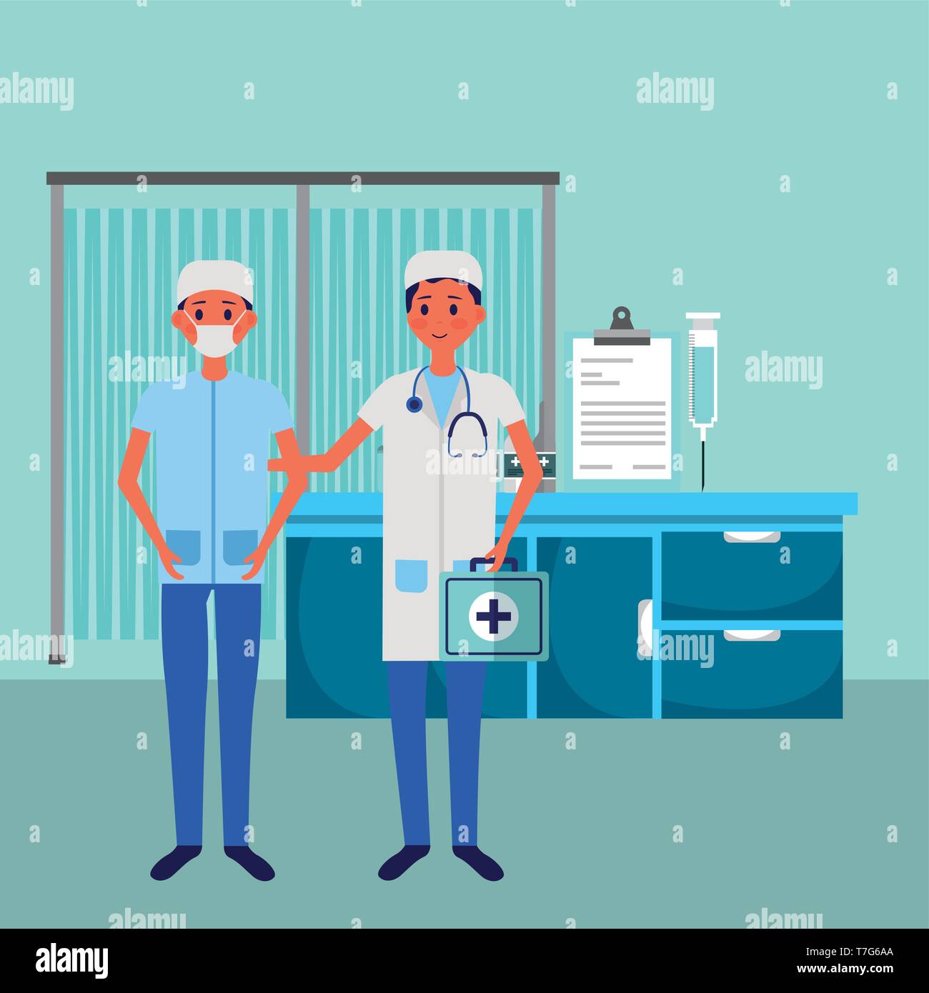 people character consultation room Stock Vector Image & Art - Alamy