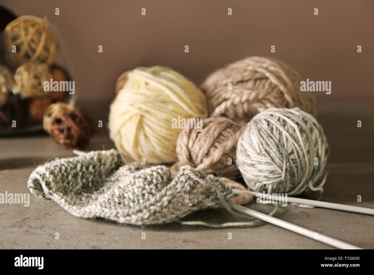 Unfinished knit hi-res stock photography and images - Alamy