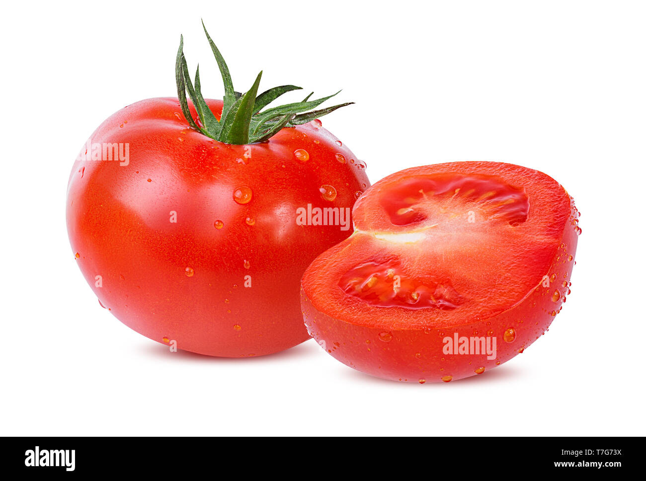 tomato isolated on white background Stock Photo - Alamy
