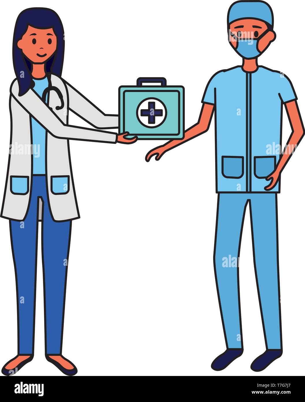 medical people characters Stock Vector Image & Art - Alamy