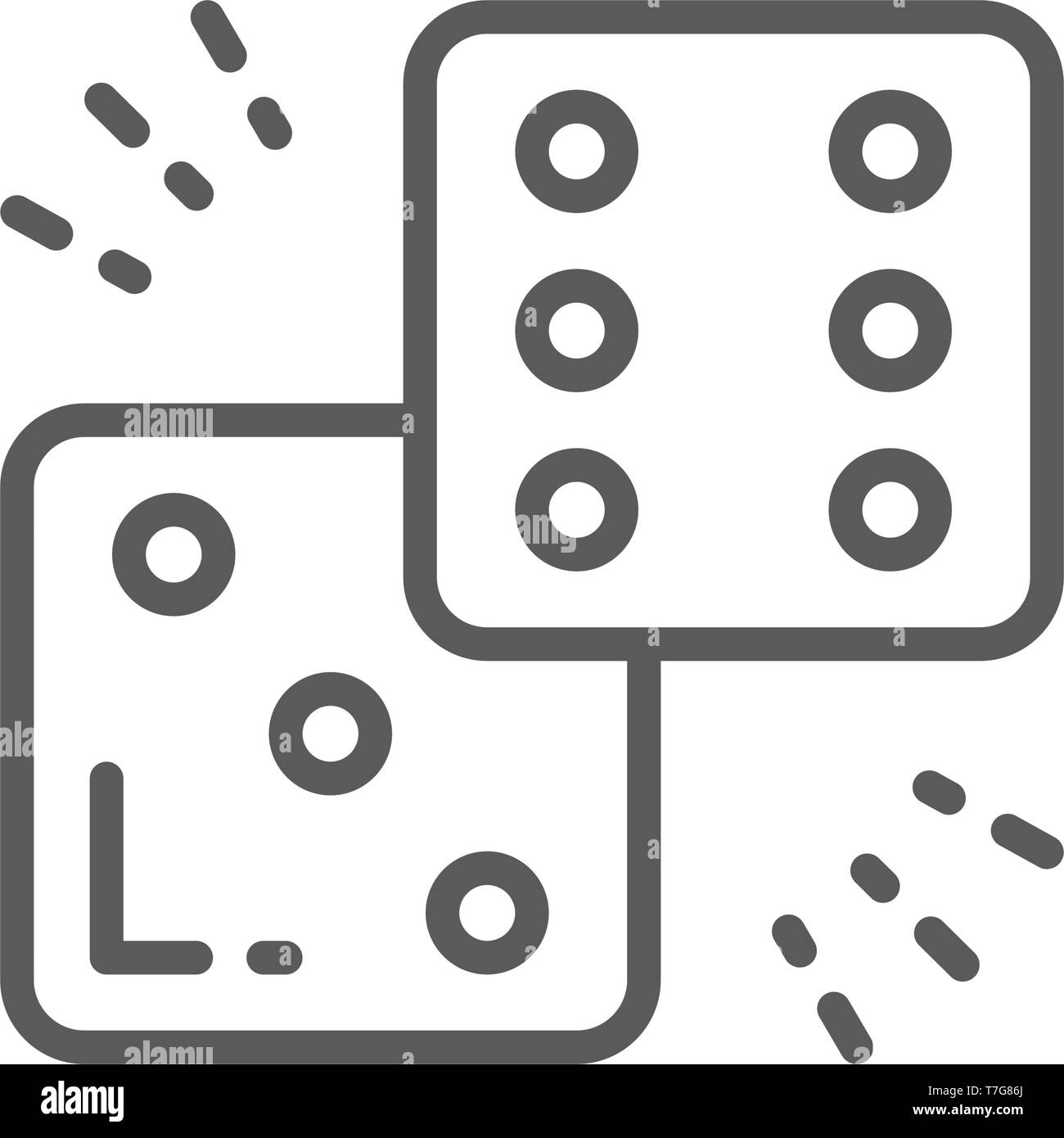 Dice player Stock Vector Images - Alamy