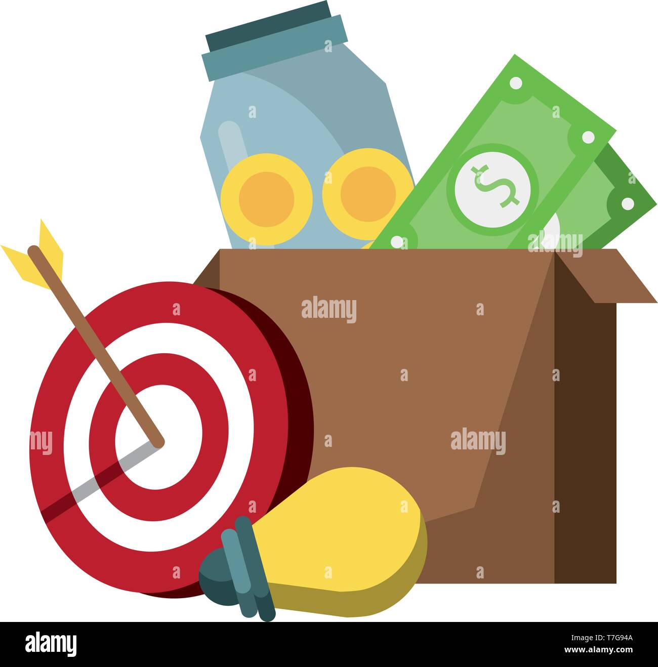 Business and investment symbols Stock Vector Image & Art - Alamy