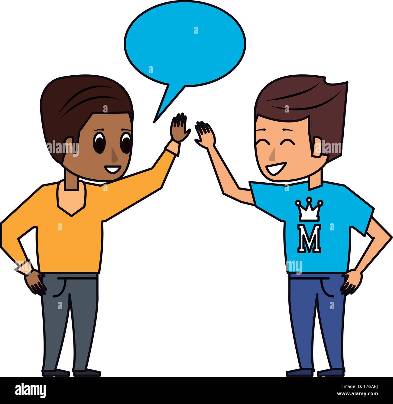 Friends people cartoon Stock Vector Image & Art - Alamy
