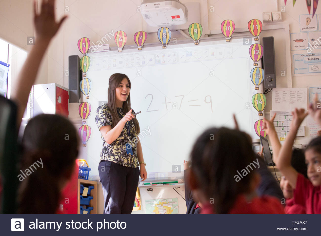 Child Whiteboard Math Stock Photos & Child Whiteboard Math Stock Images ...