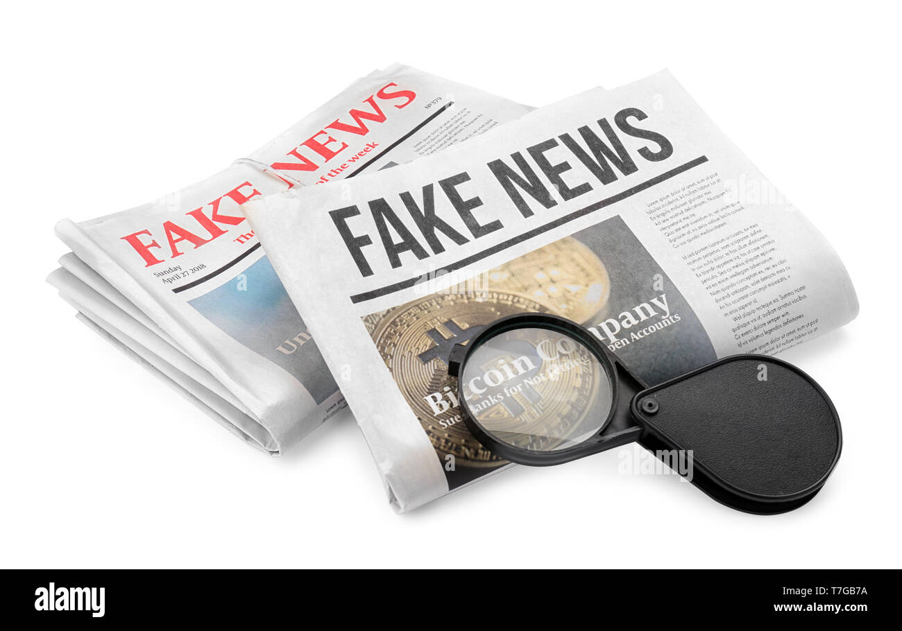 Fact text message magnifying hi-res stock photography and images - Alamy