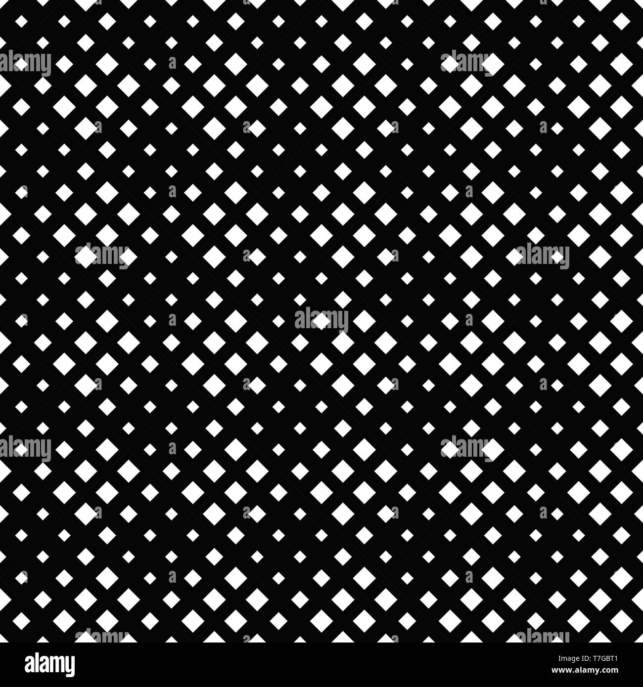 Abstract monochrome geometrical square pattern background design Stock ...