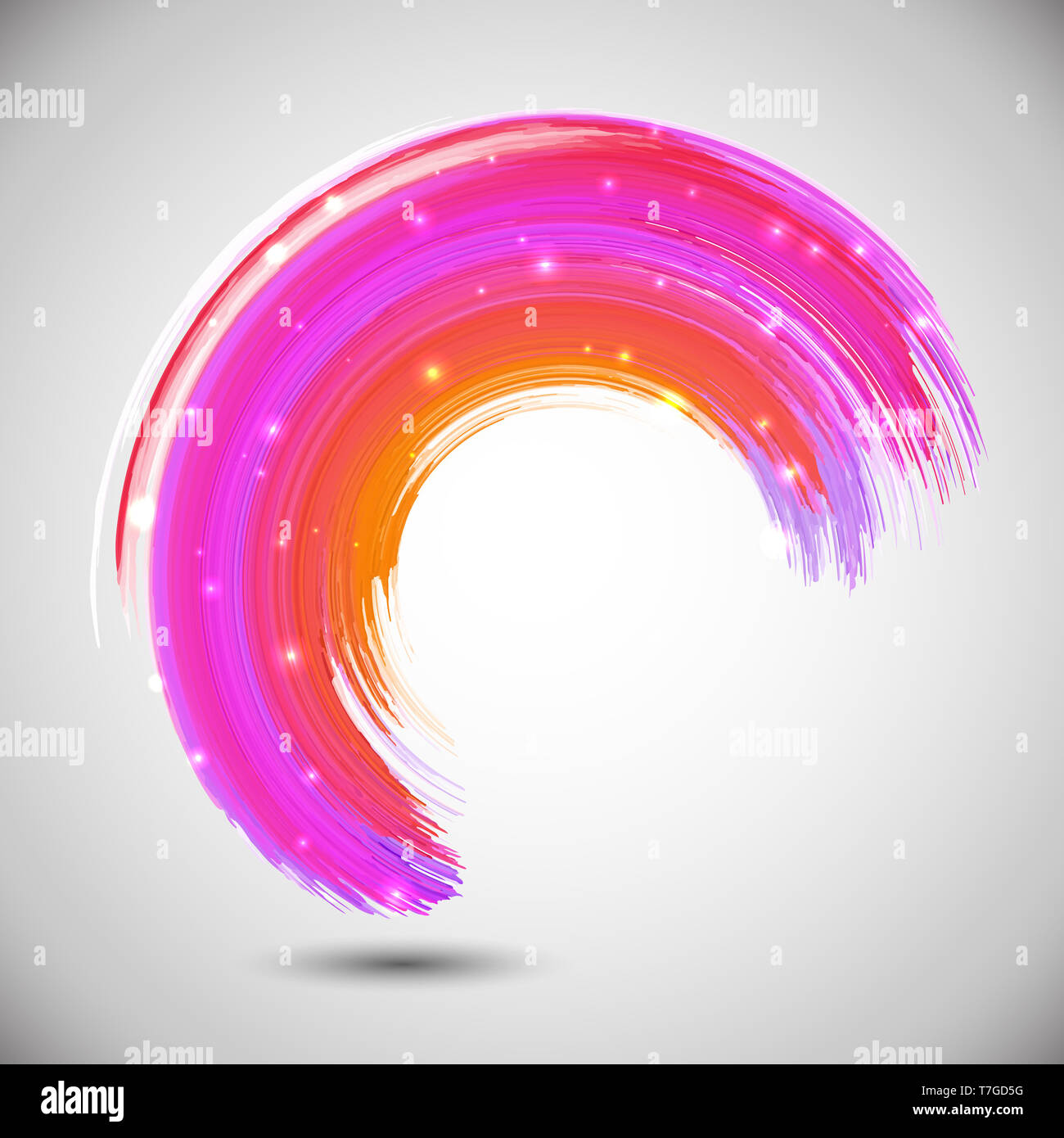 Abstract design background with a watercolour brush stroke Stock Photo ...