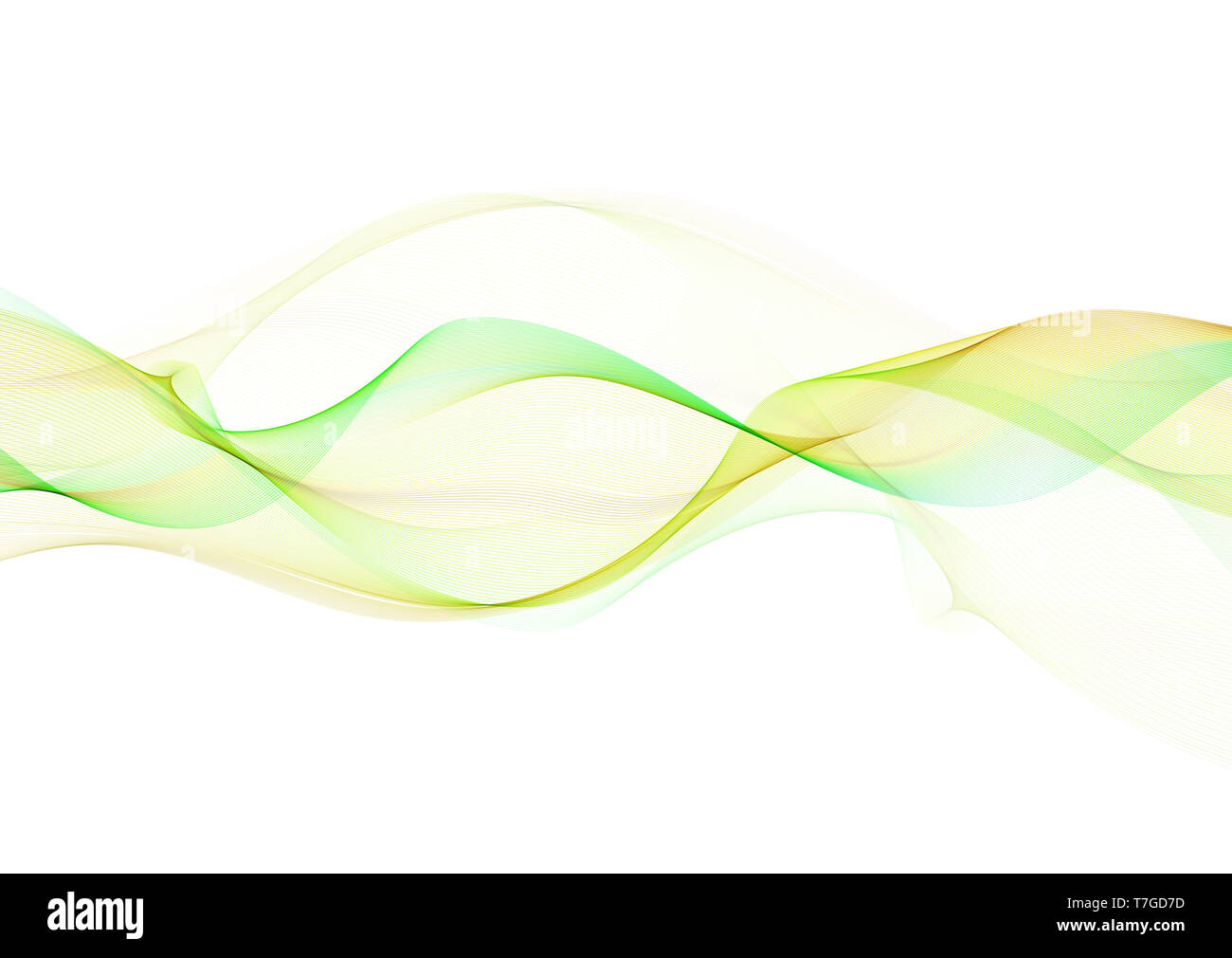 Green flowing lines hi-res stock photography and images - Alamy