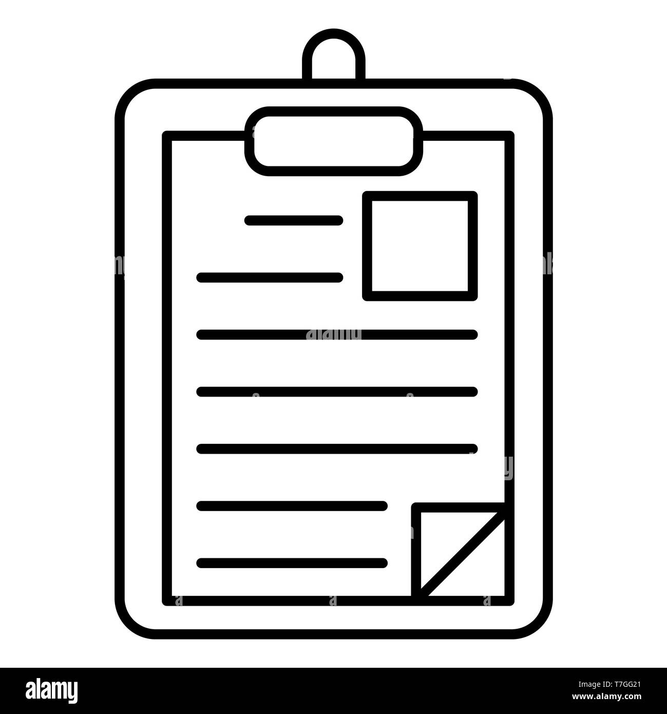 Data Icon, Vector Illustration, Education Outline Stock Photo - Alamy