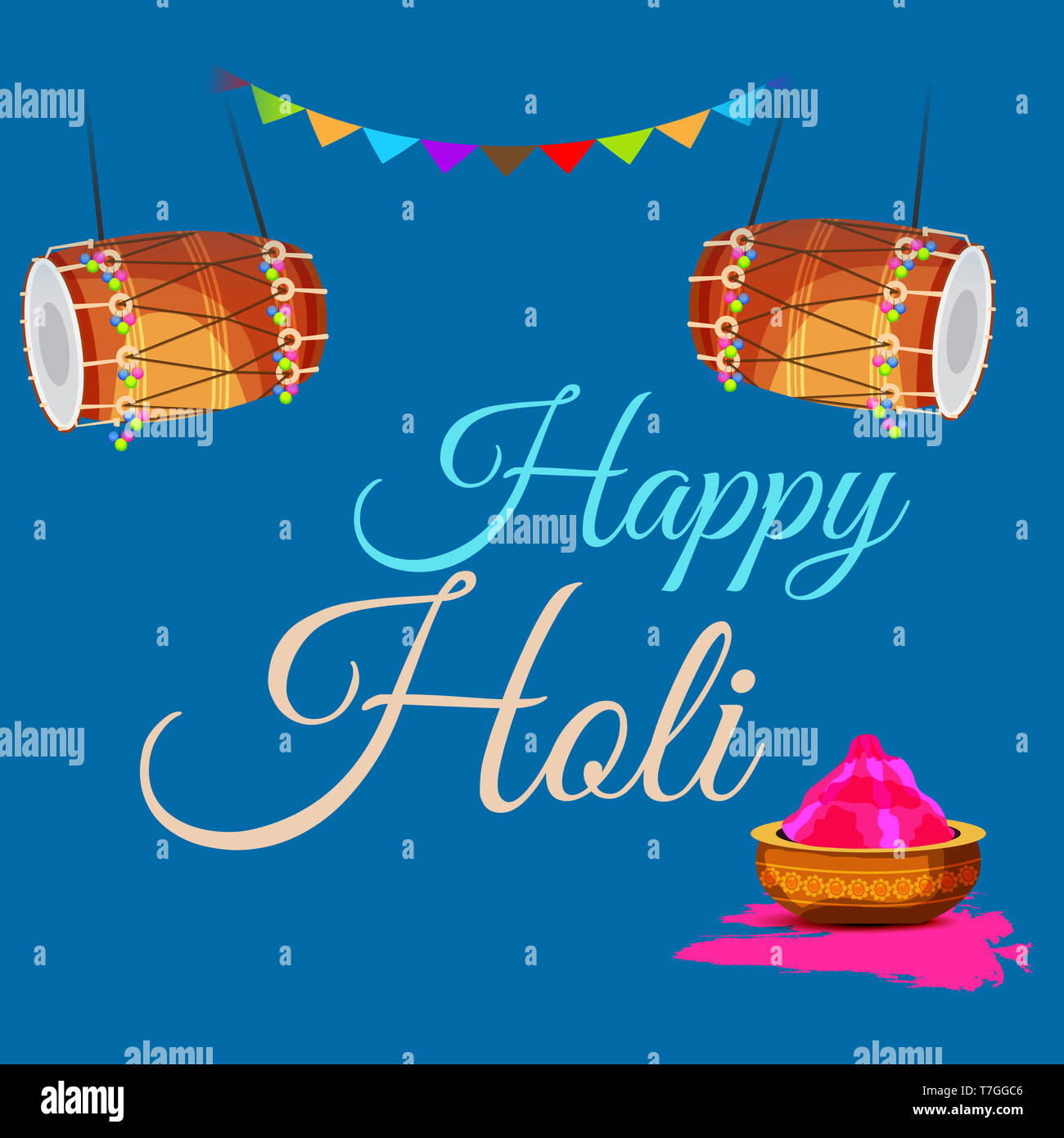 Vector illustration of a Colorful Promotional Background for Festival ...