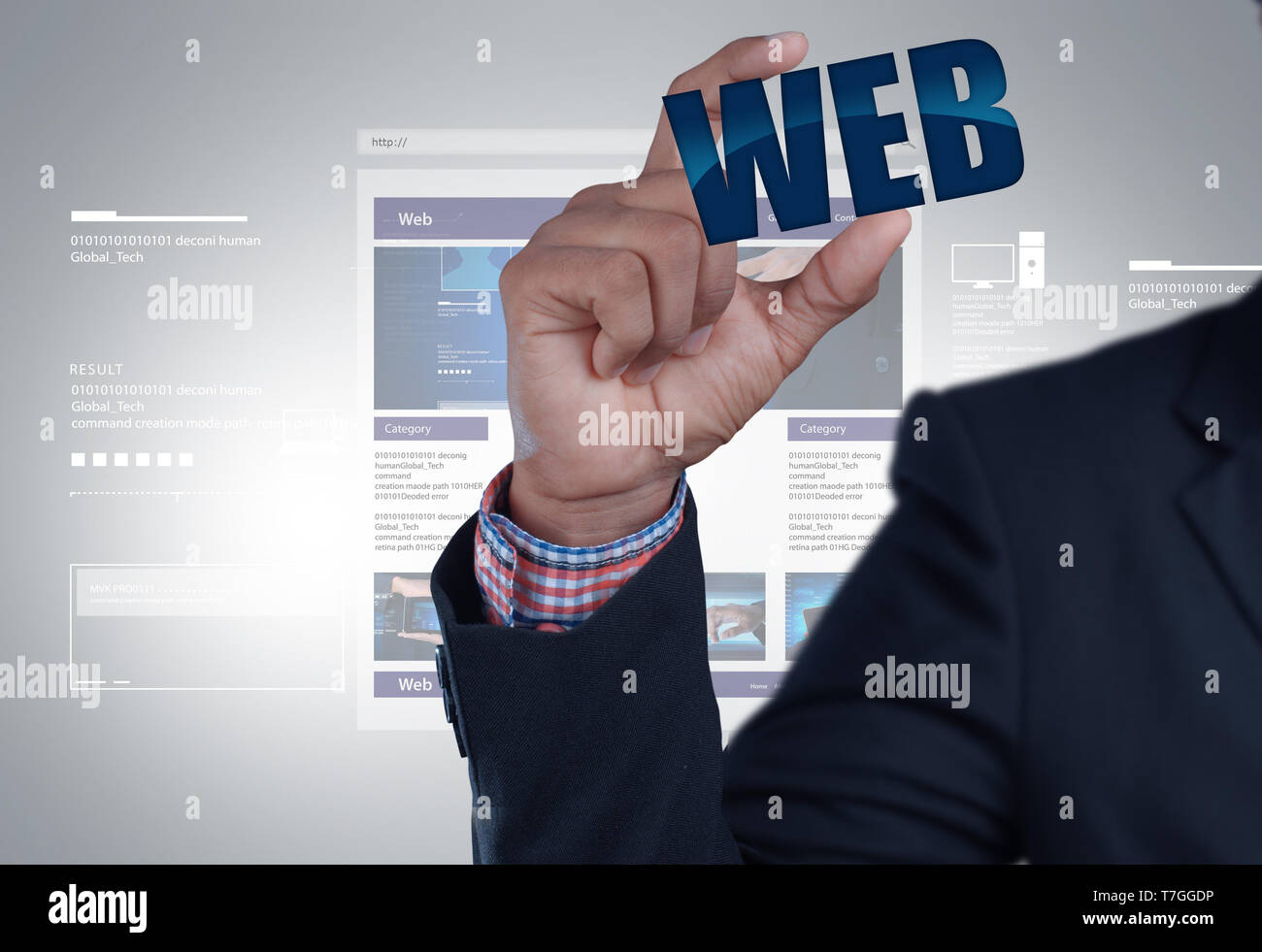 Icon business man in hi-res stock photography and images - Alamy
