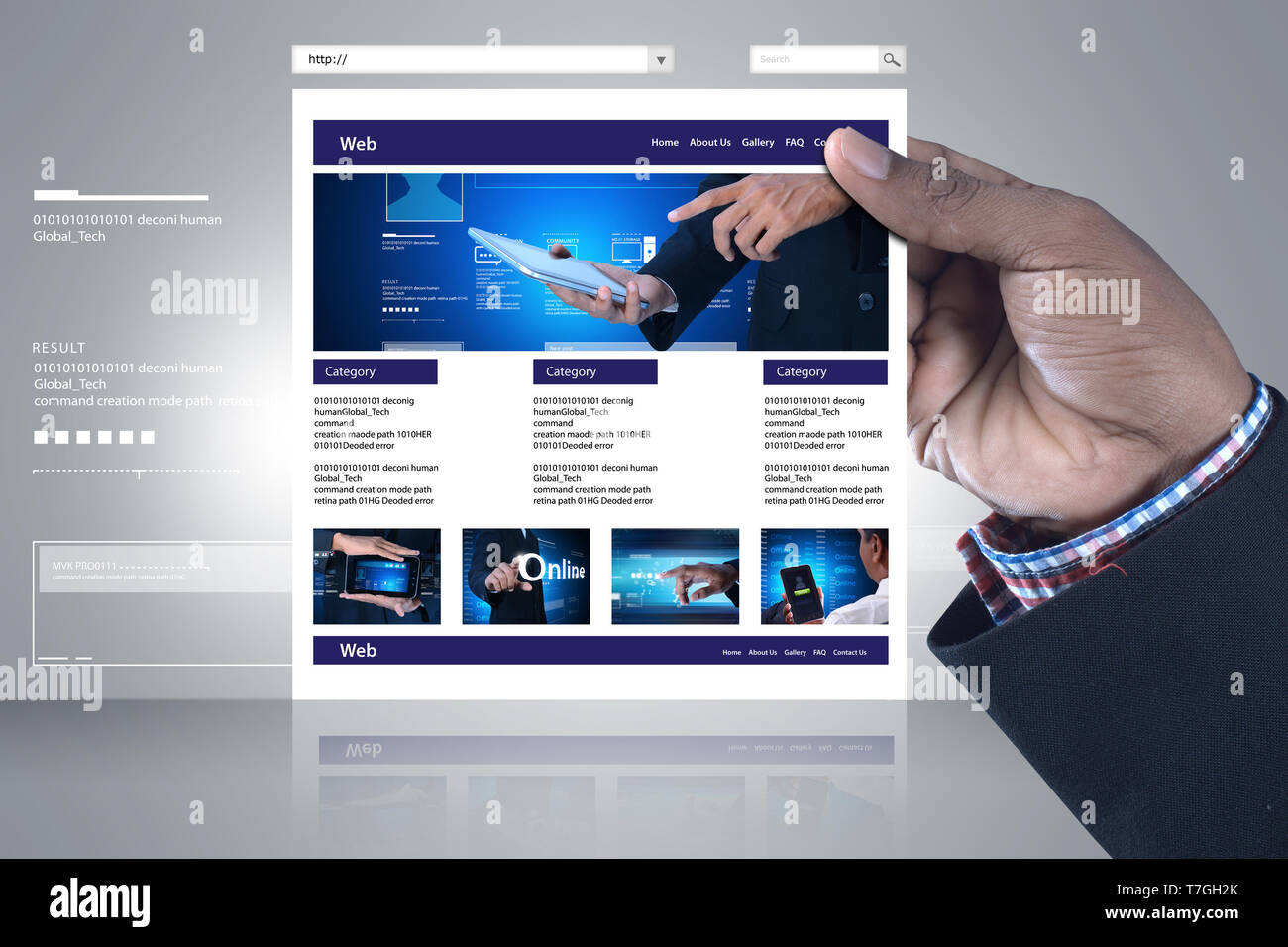 Showing web hi-res stock photography and images - Alamy