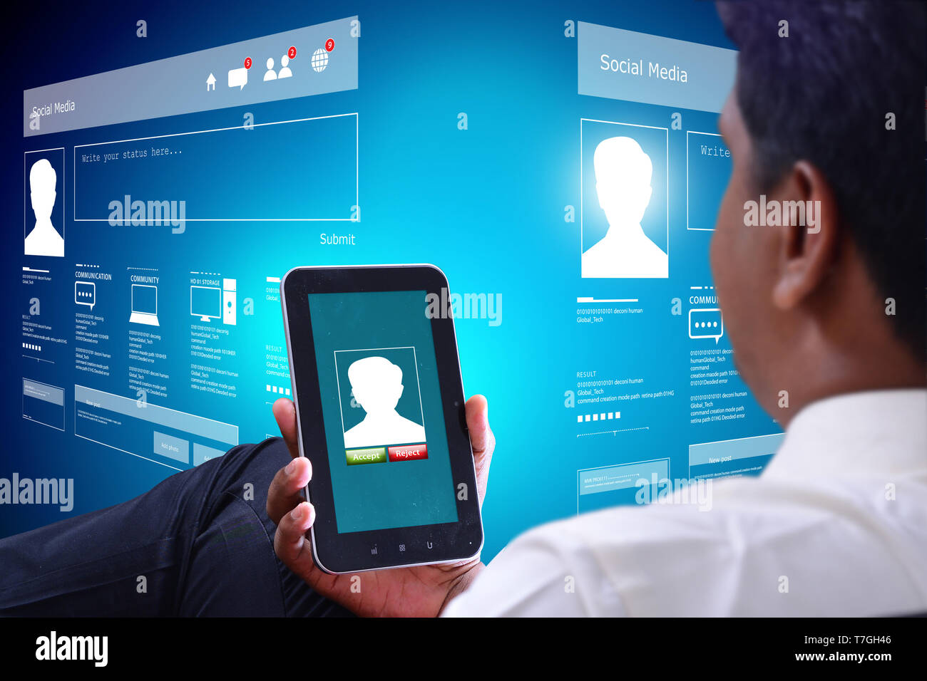 Virtual display hi-res stock photography and images - Alamy