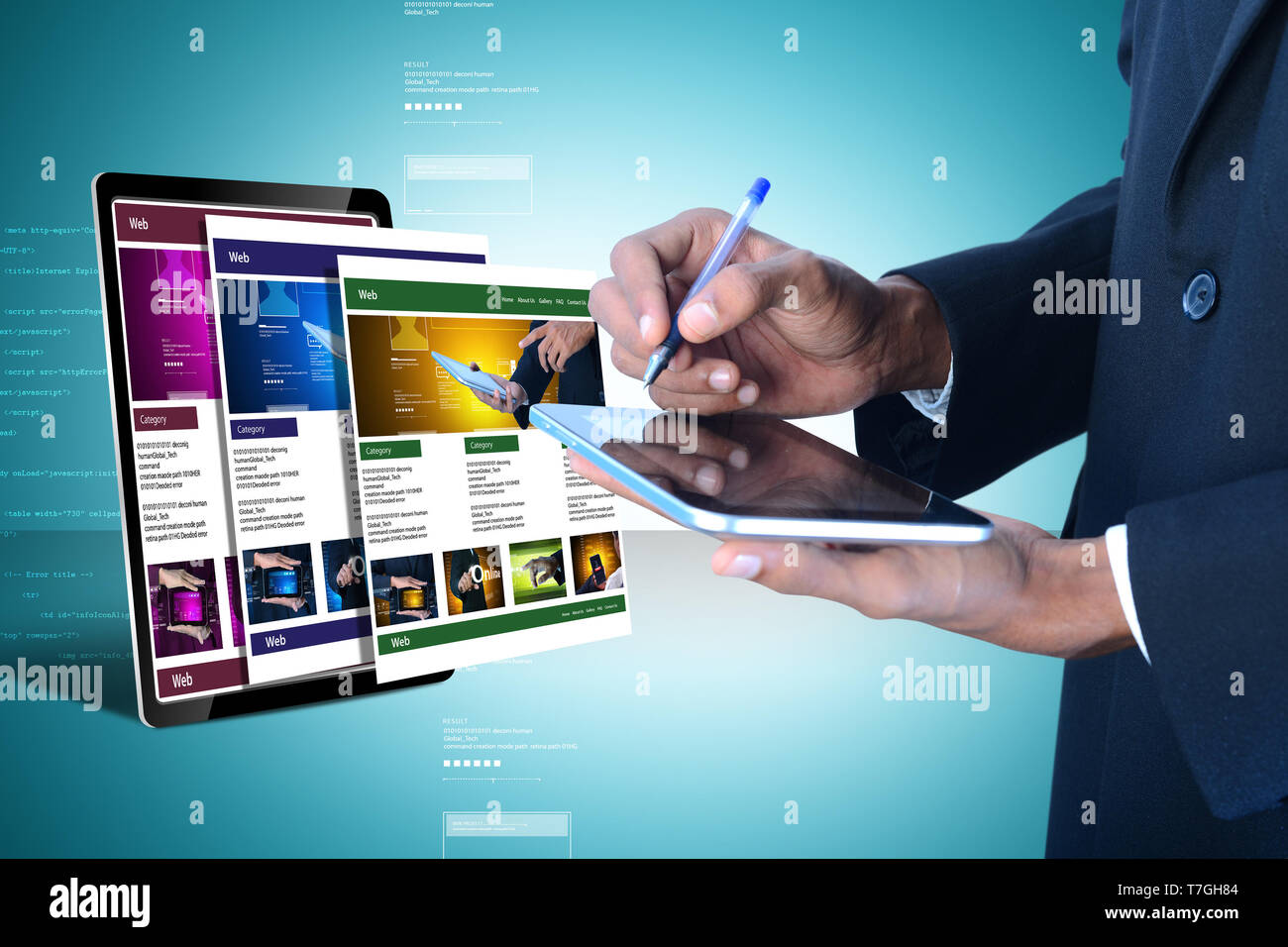 Showing web hi-res stock photography and images - Alamy