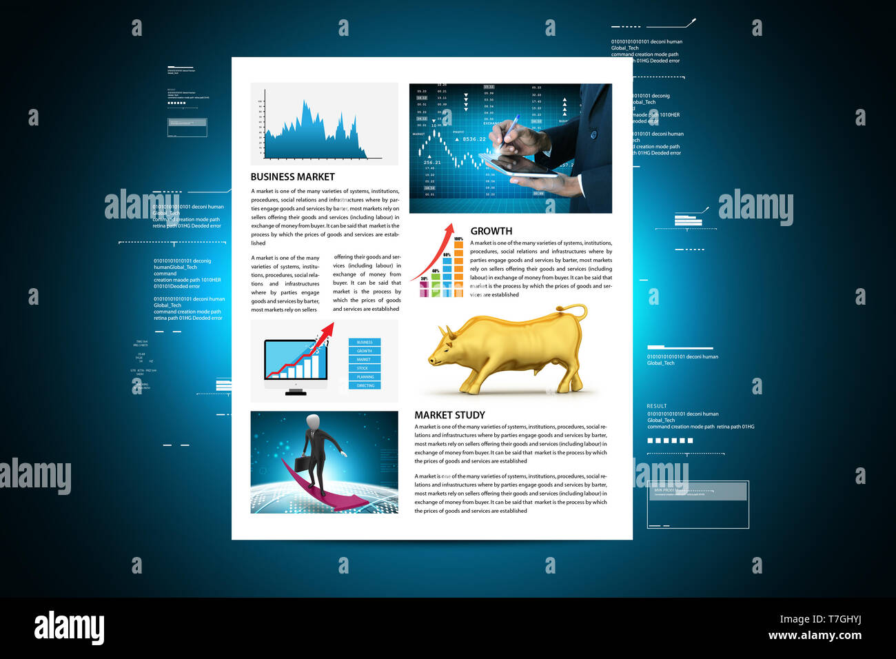 concepts for Stock market News Stock Photo - Alamy