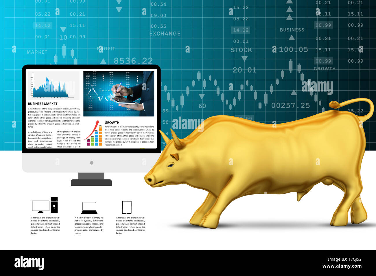 concepts for Stock market News Stock Photo - Alamy