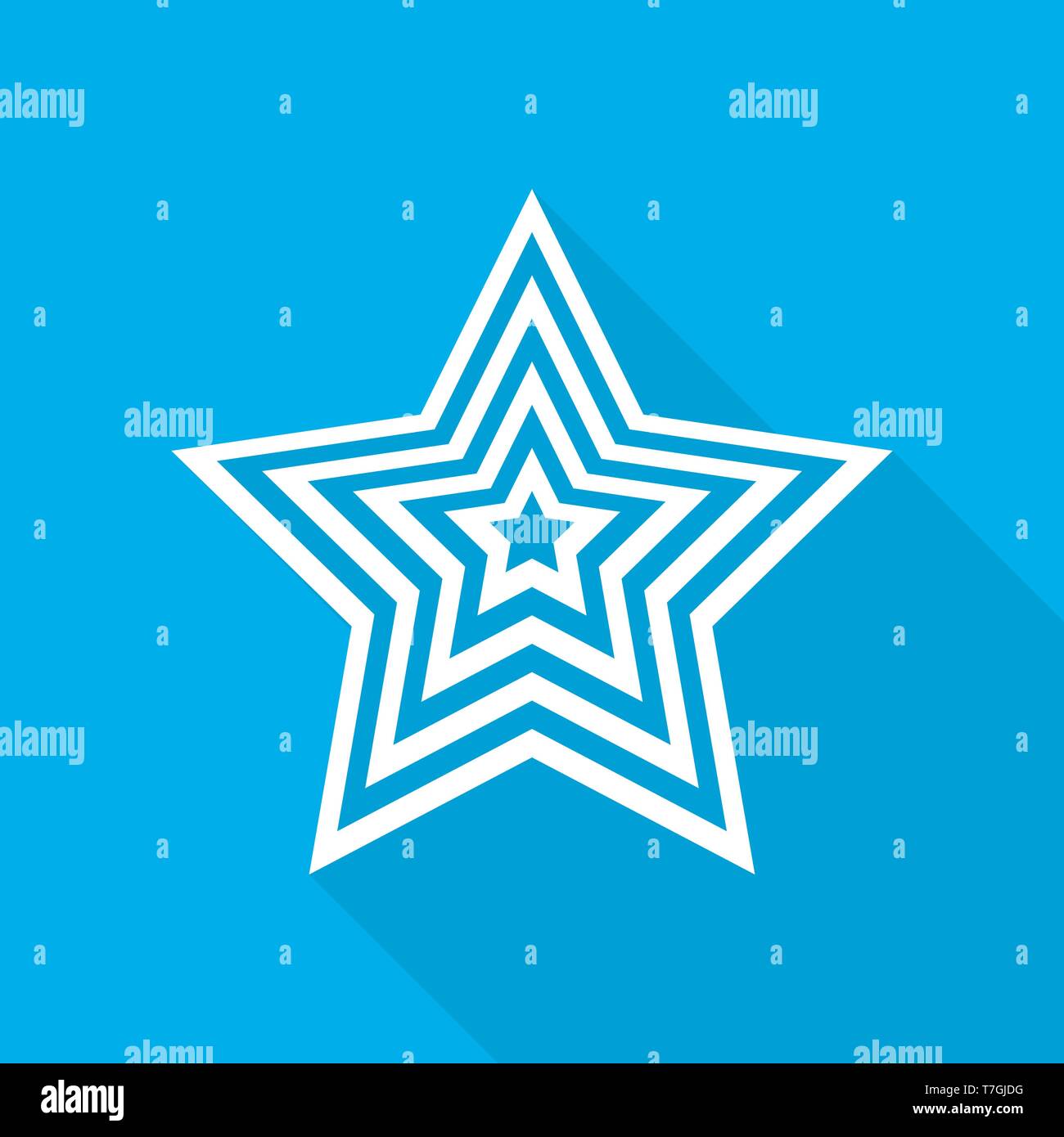 Bright star vector illustration hi-res stock photography and images - Alamy