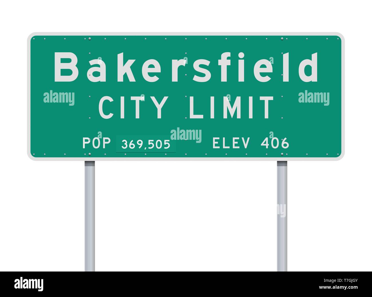 Bakersfield sign Stock Vector Images - Alamy