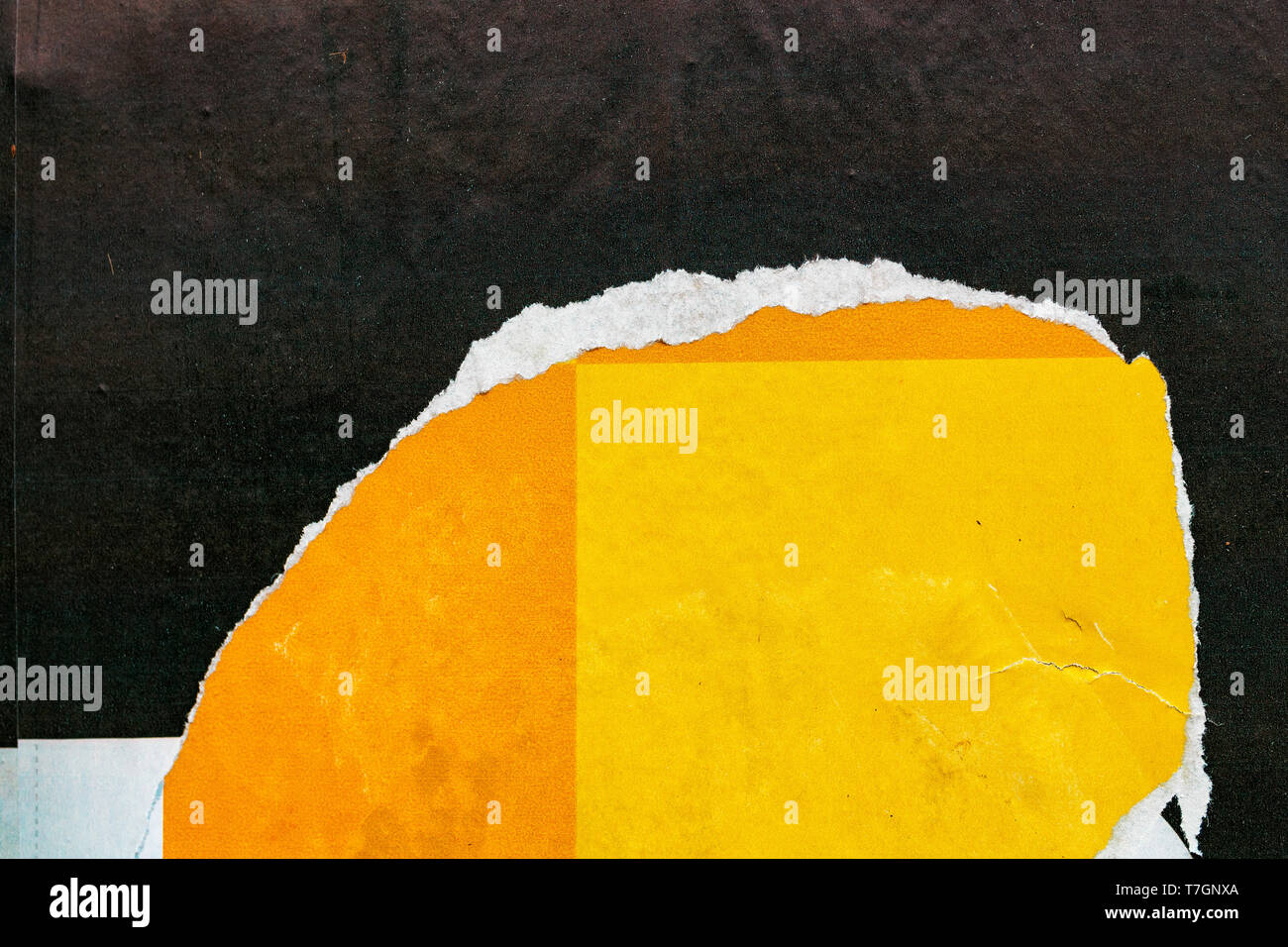 Ripped torn poster billboard advertising hi-res stock photography and ...