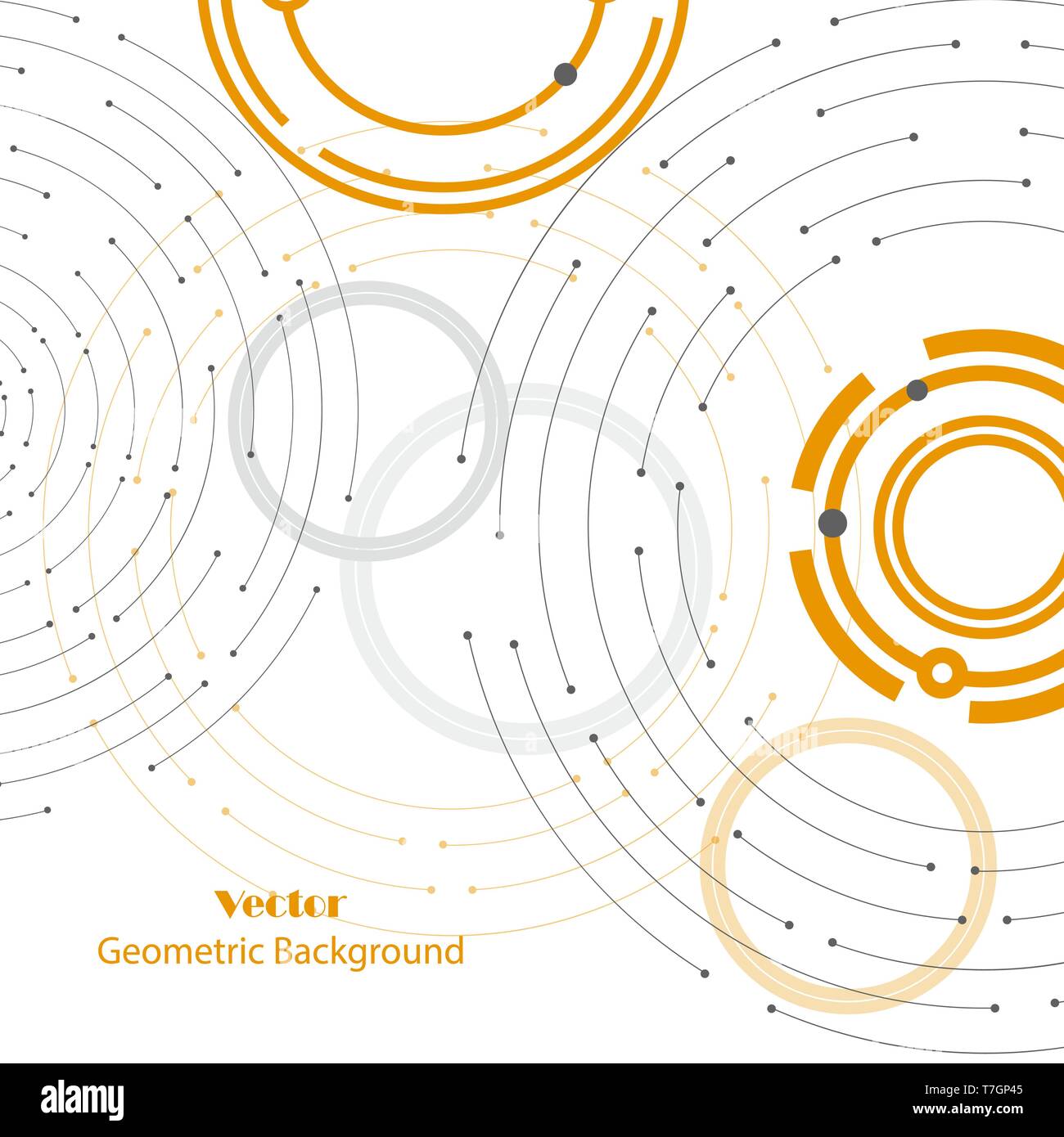 Geometric pattern with connected lines and dots Stock Vector Image ...