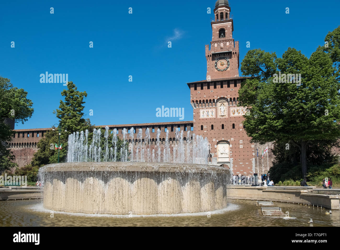 Castello sforzesco milan italy hi-res stock photography and images - Alamy