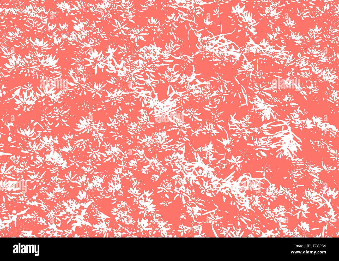 Abstract textured pink banner. Vector illustration. Trendy pink color ...