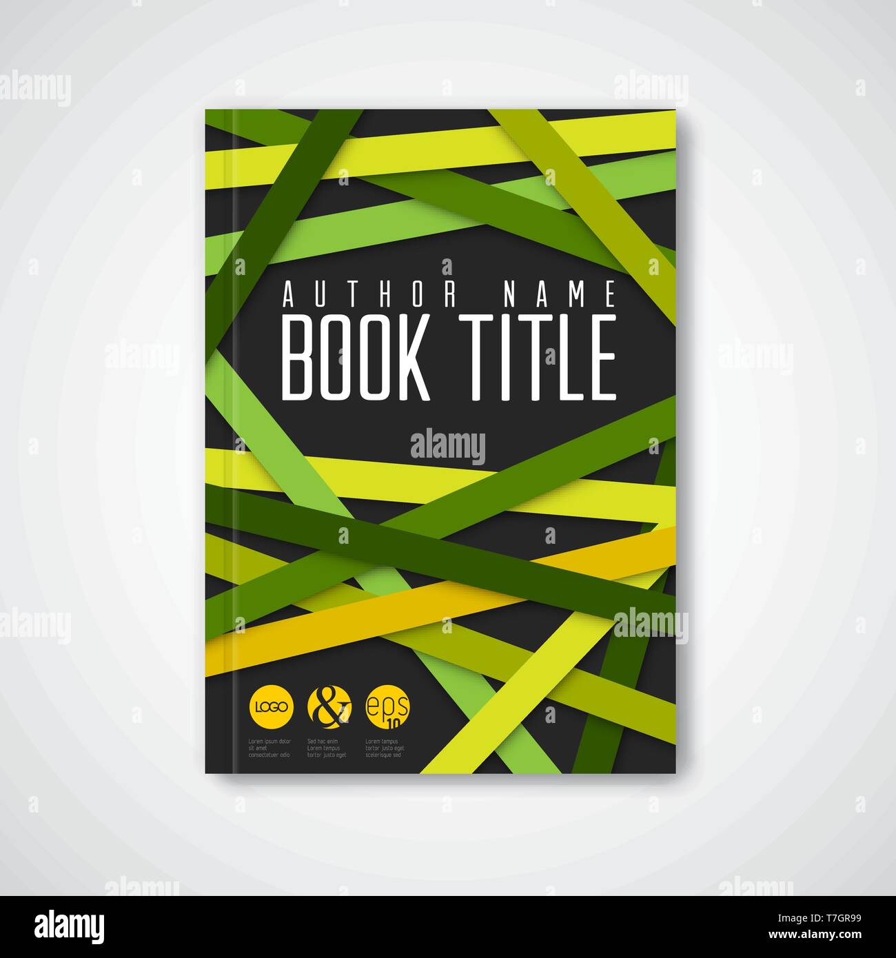 Modern Vector abstract brochure / book / flyer design template Stock ...