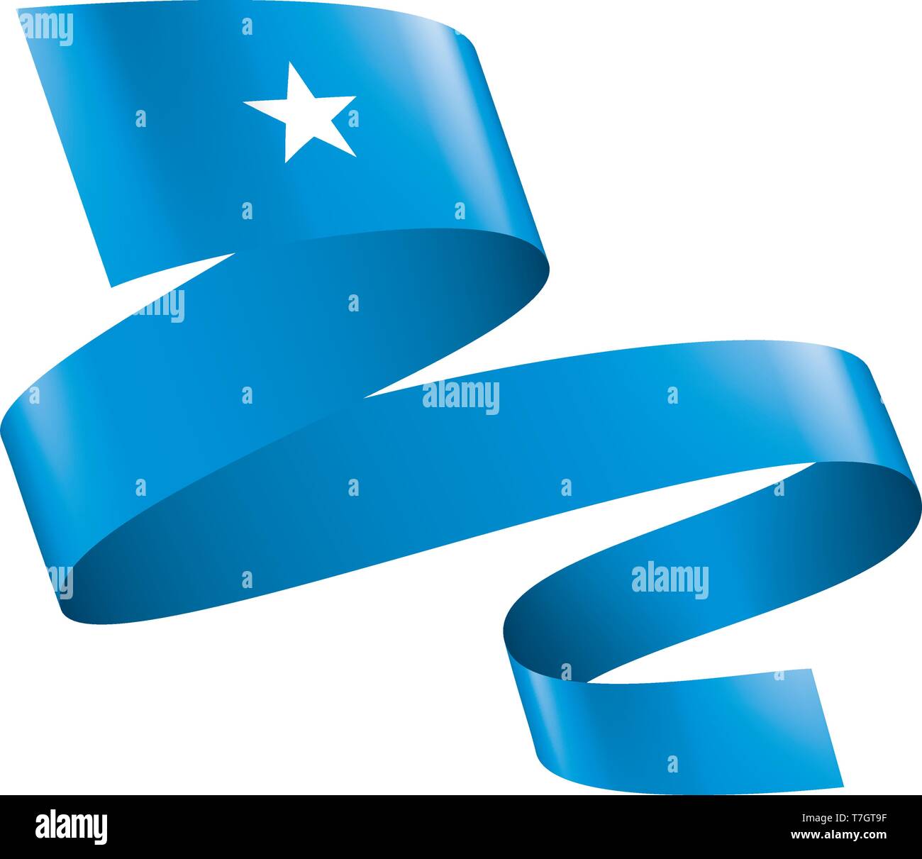 Somalia flag, vector illustration on a white background Stock Vector ...