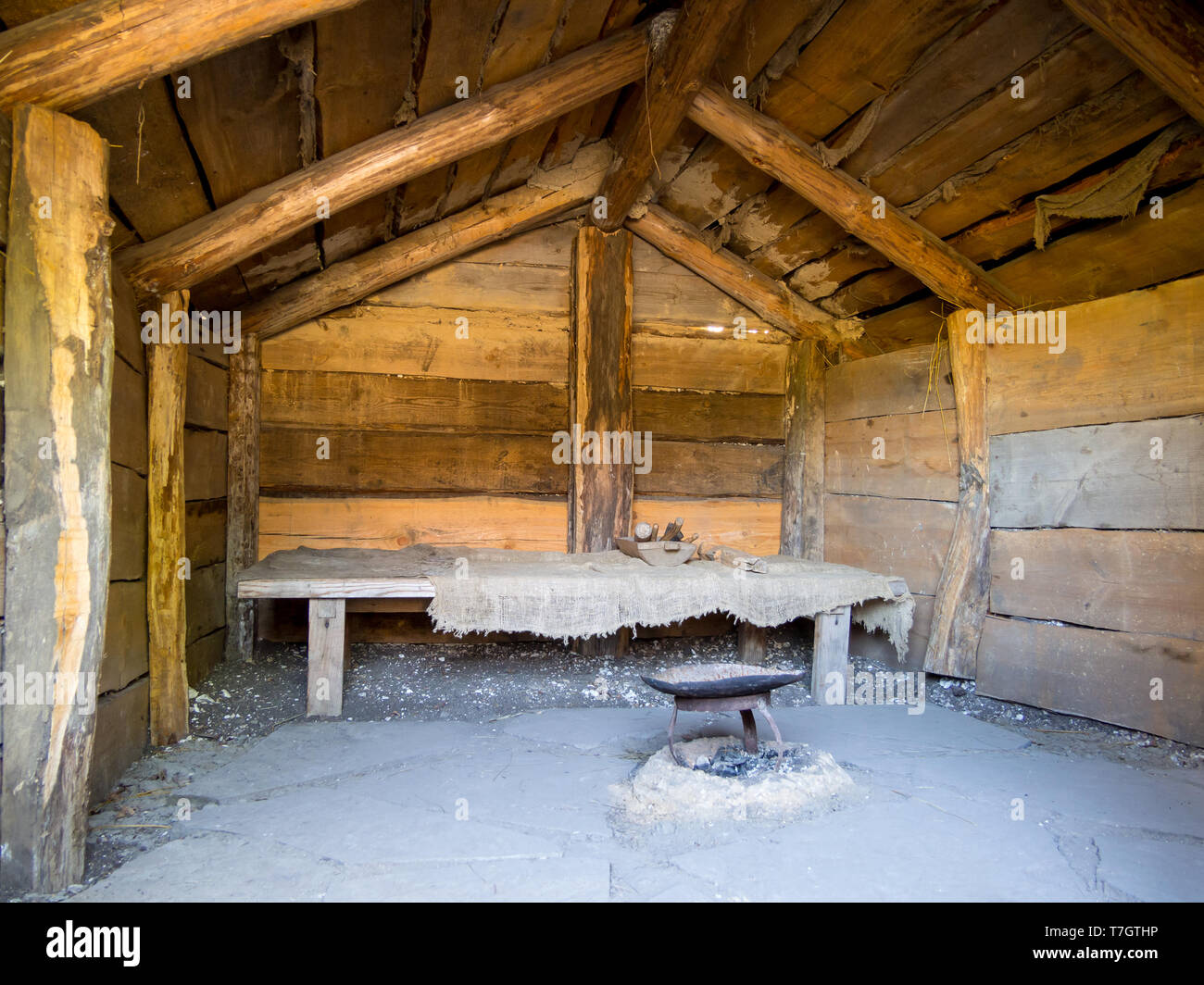 Old Fireplace Hut Interior High Resolution Stock Photography and Images ...