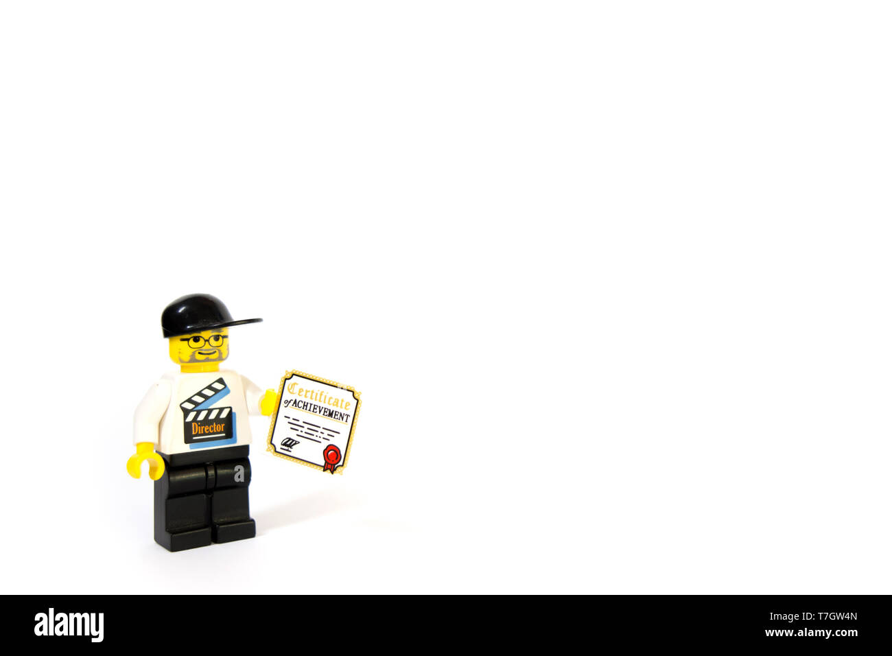 This photo of a LEGO Film Director progressing his career with his ...