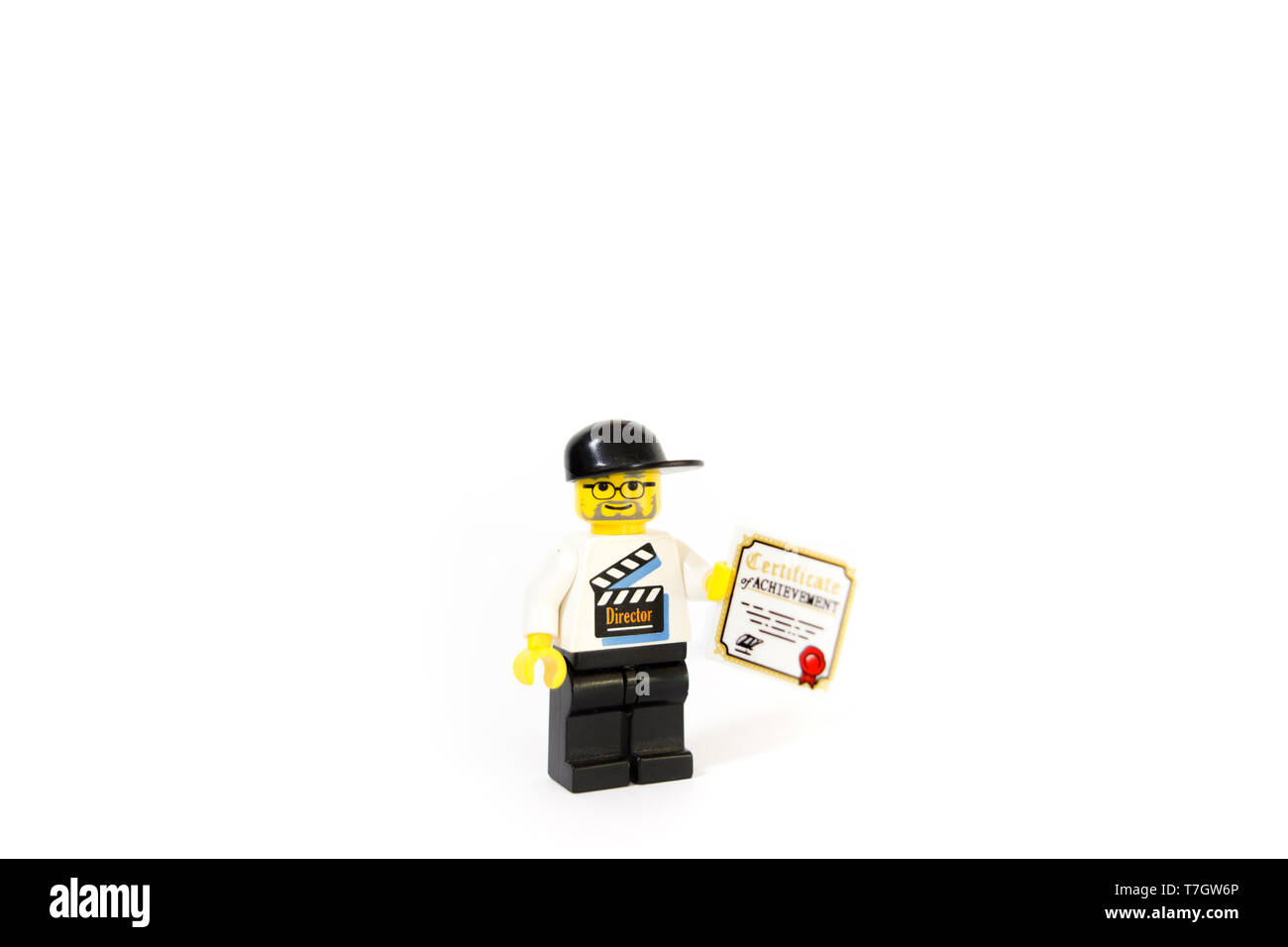 This photo of a LEGO Film Director progressing his career with his ...