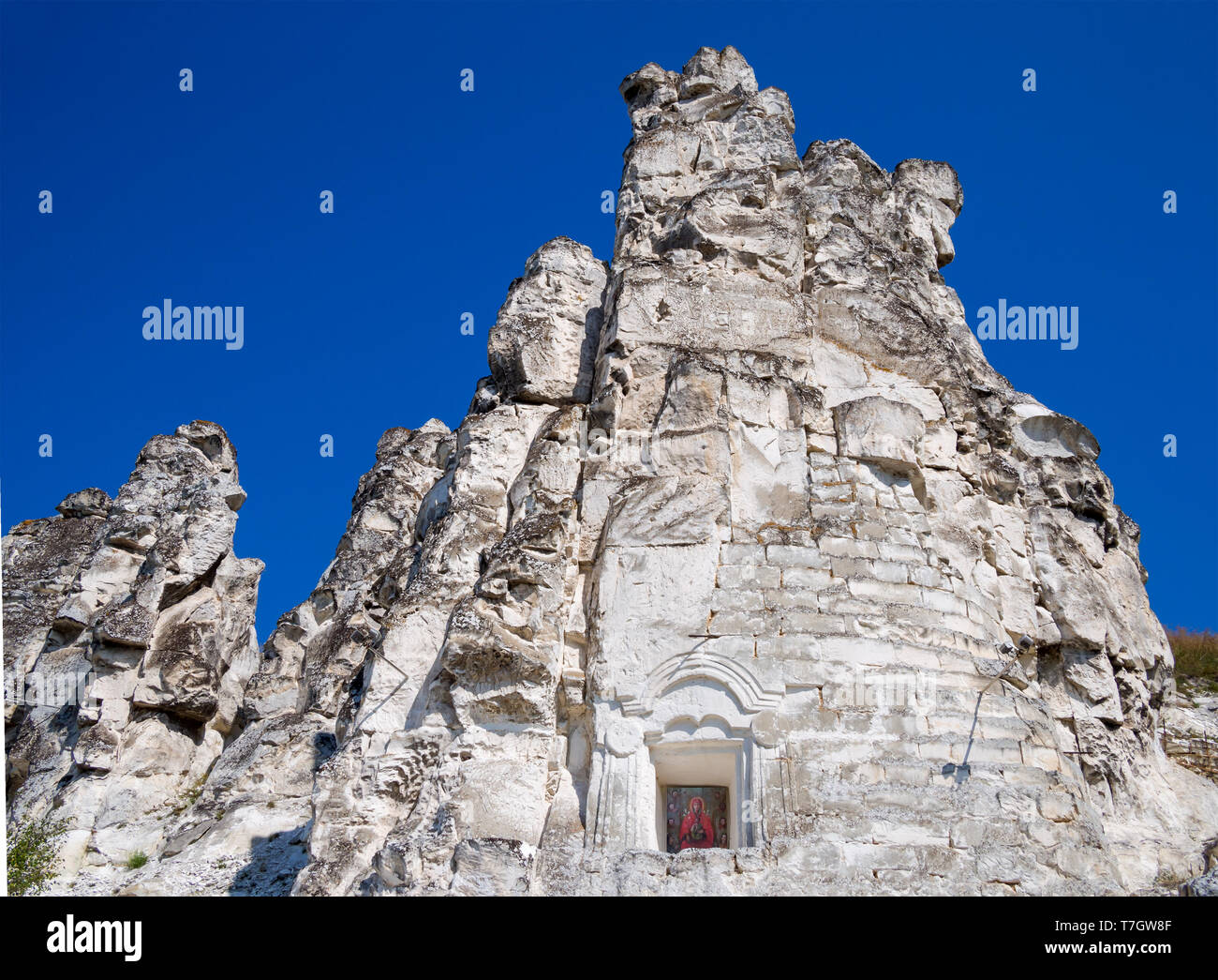 The rock in which the caveChurch of the Sicilian Icon of the Mother of ...