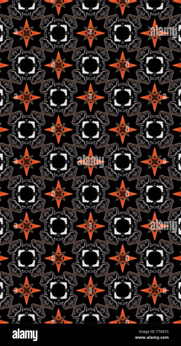 Ornate geometric pattern and abstract colored background Stock Photo ...