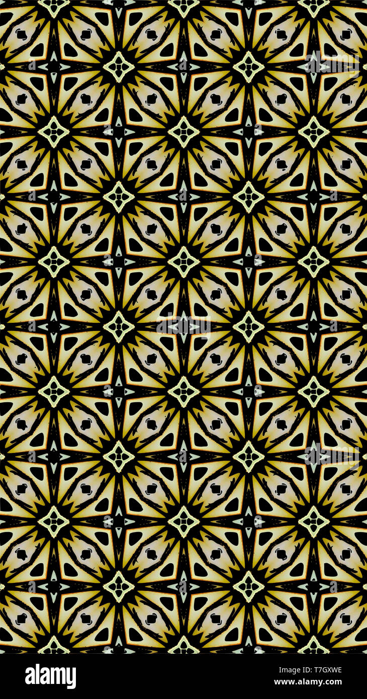 Ornate geometric pattern and abstract colored background Stock Photo ...