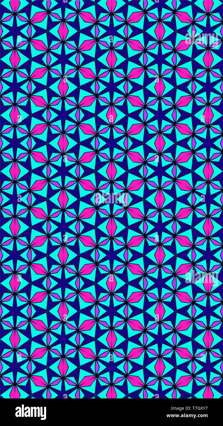 Ornate geometric pattern and abstract colored background Stock Photo ...