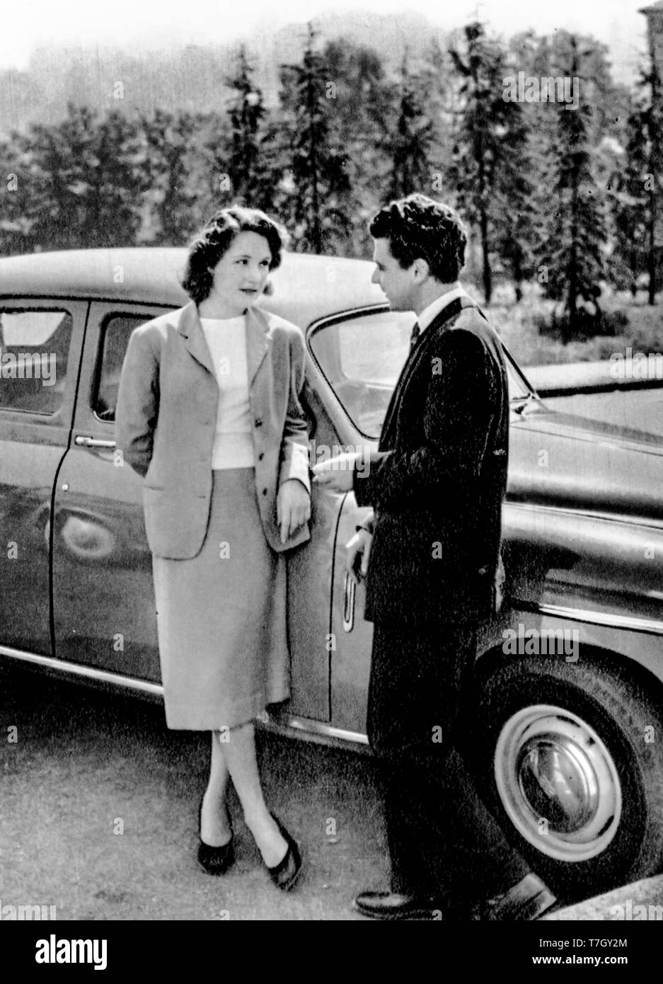 Vintage black white photograph 50s hi-res stock photography and images ... Vintage black white photograph 50s hi-res stock photography and images ...
