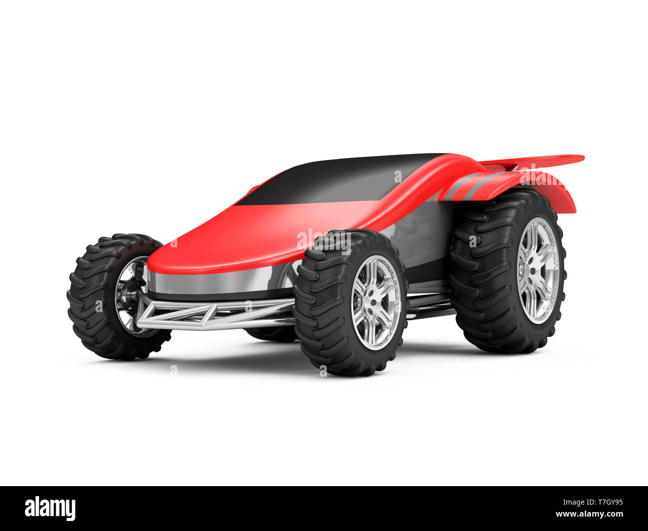 Fictional Red Sport Car isolated on white background Stock Photo - Alamy