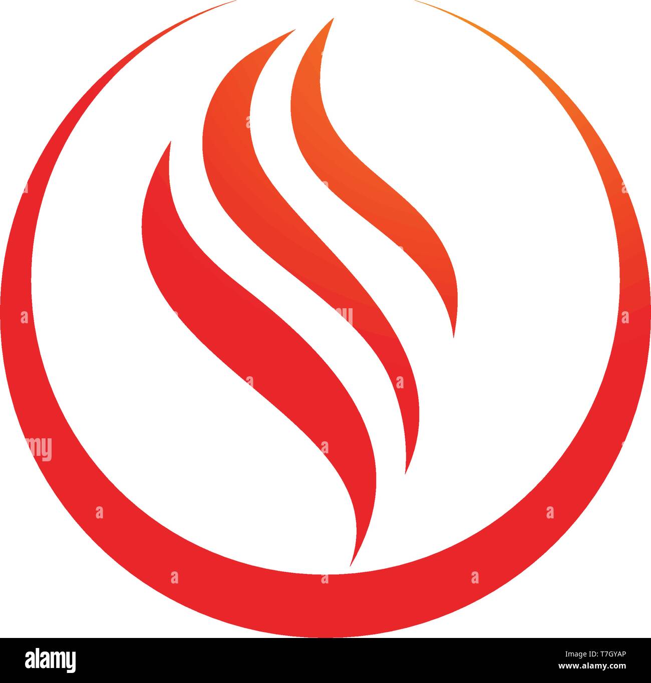 Fire flame nature logo and symbols icons template Stock Vector Image ...