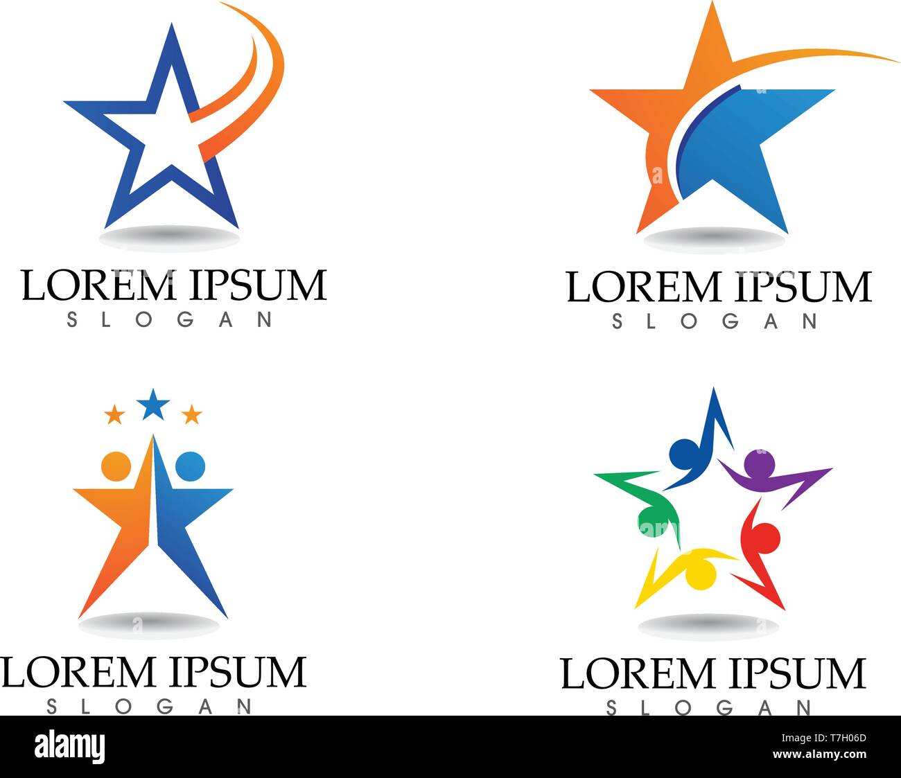 Star success Logo Template Stock Vector Image & Art - Alamy