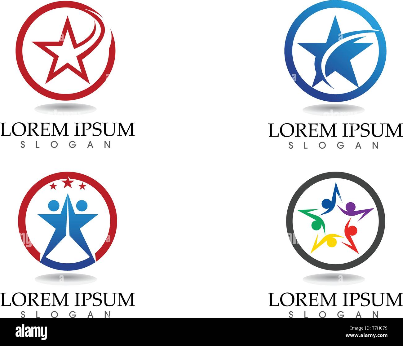 Star success Logo Template Stock Vector Image & Art - Alamy