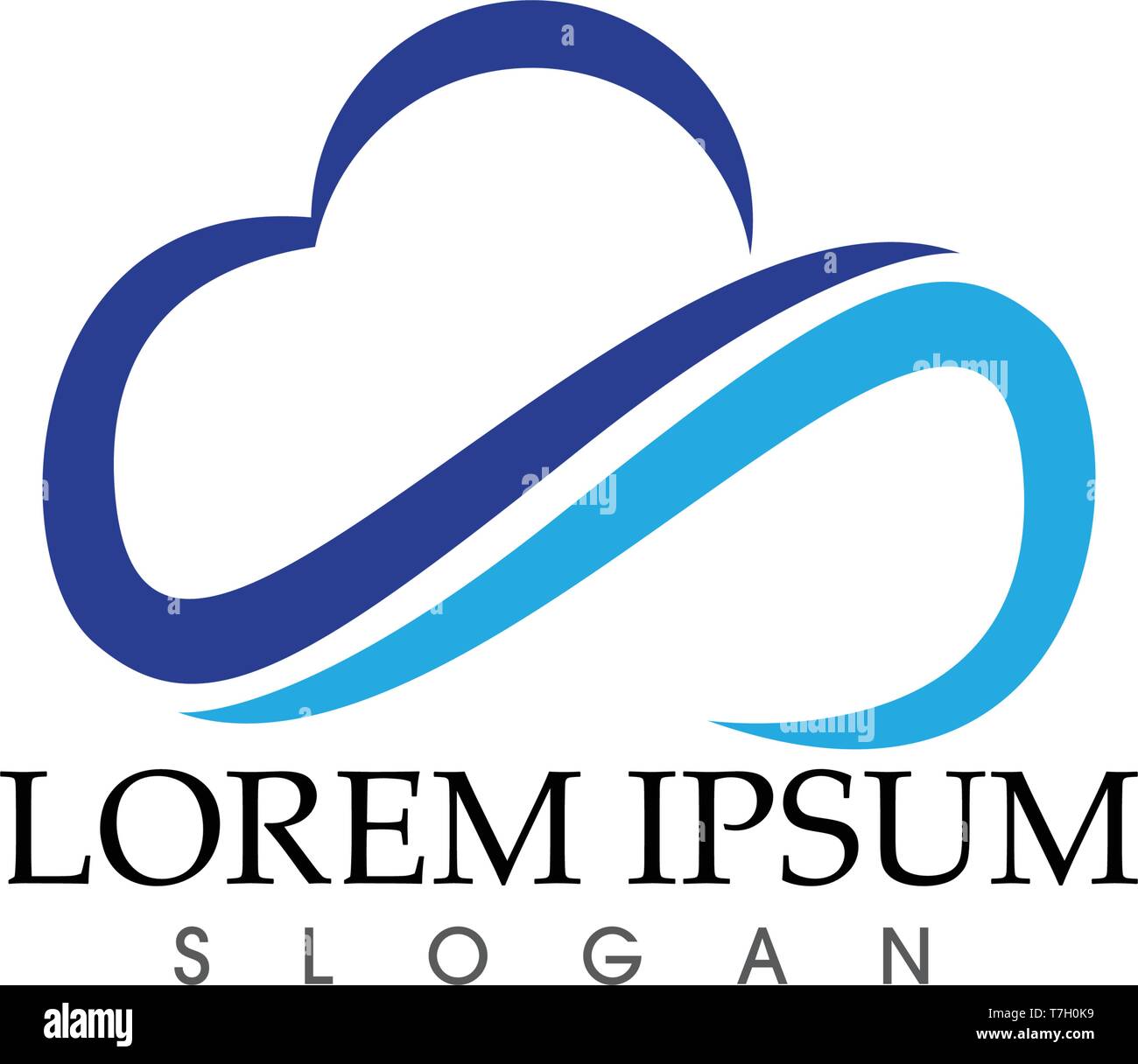 Cloud logo template vector illustration design icons Stock Vector Image ...