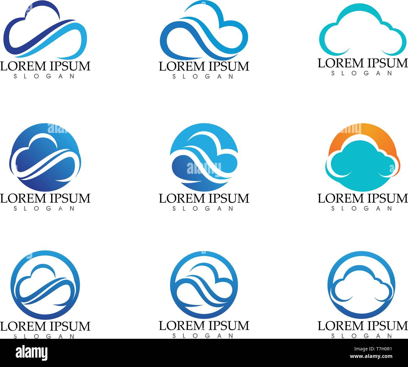 Cloud Logo High Resolution Stock Photography and Images - Alamy