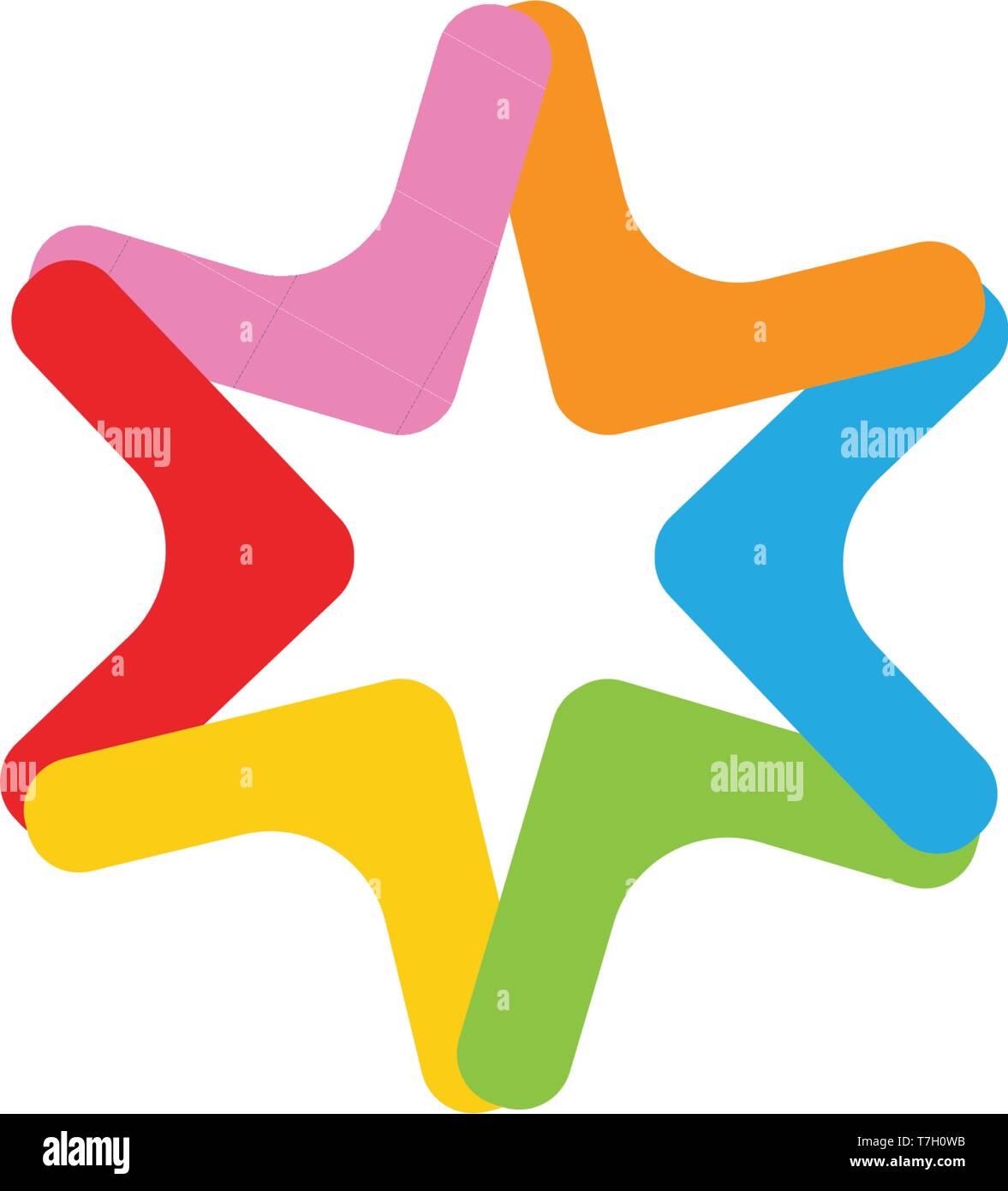 Star Logo Template vector icon Stock Vector Image & Art - Alamy