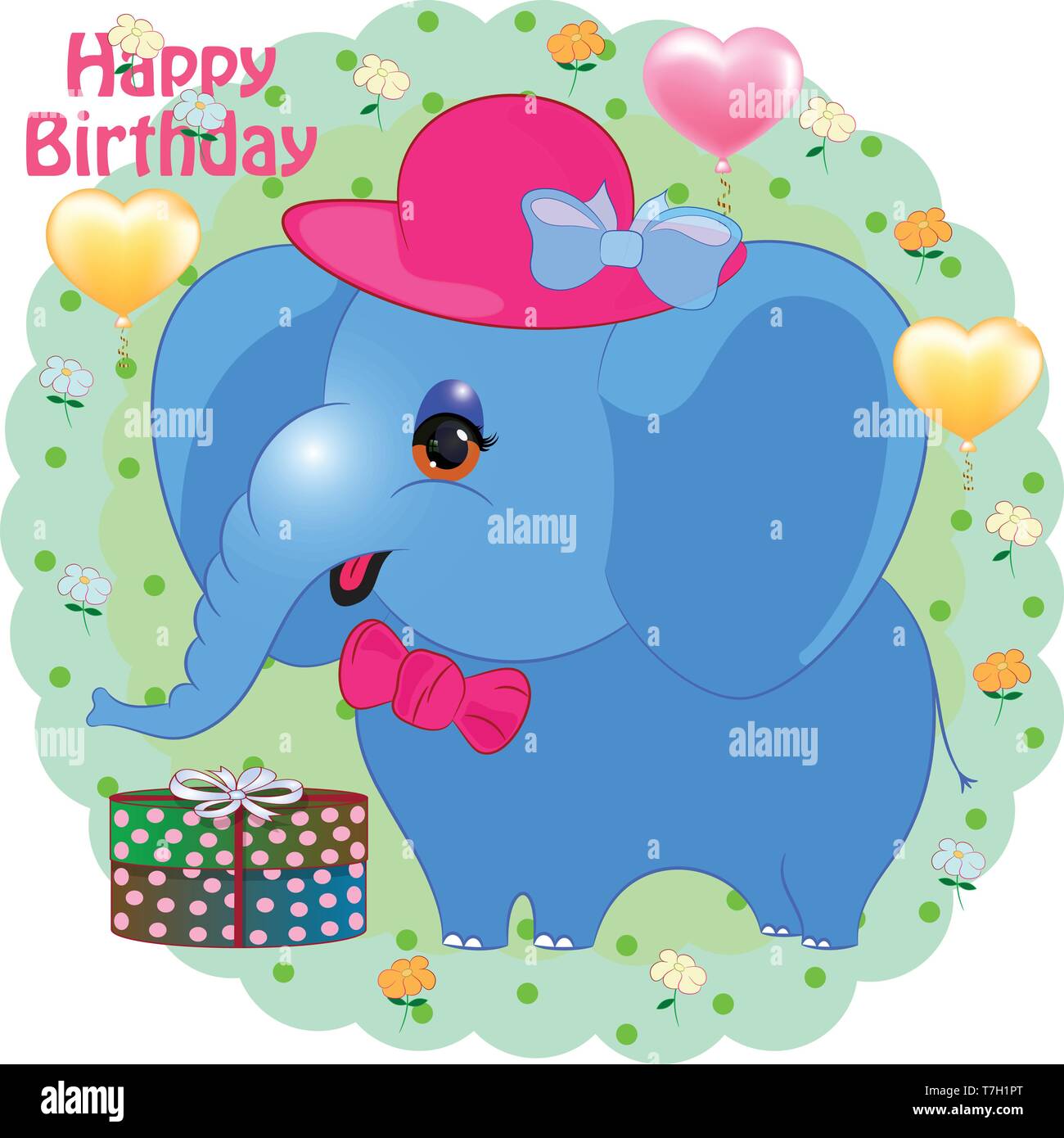 Elephant cartoon hi-res stock photography and images - Alamy
