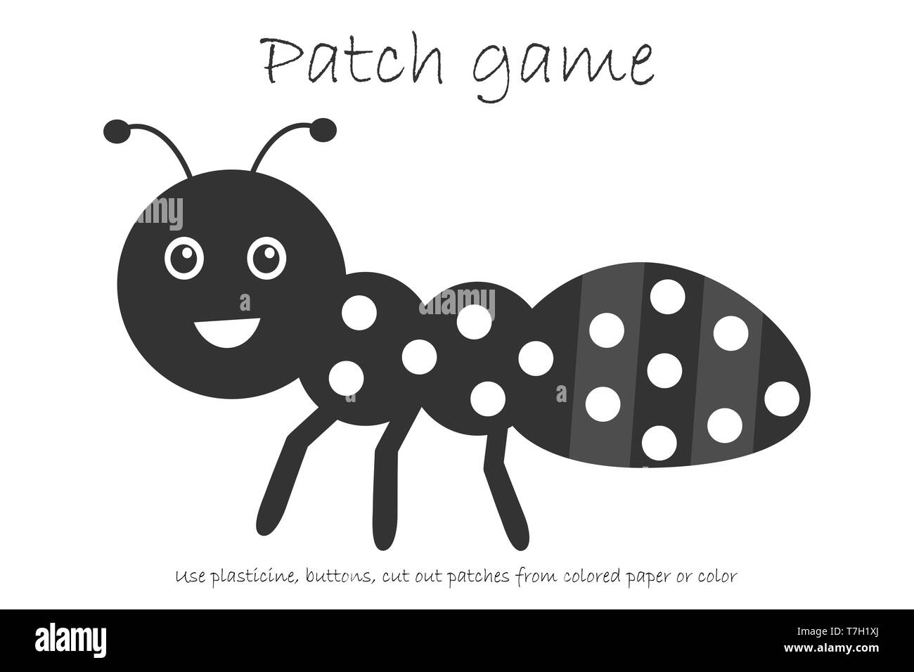 Ant coloring page hi-res stock photography and images - Alamy
