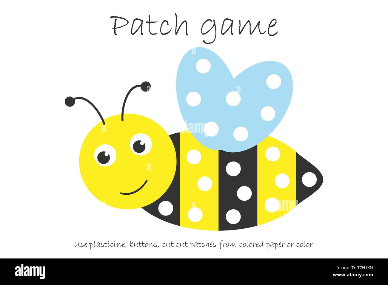 Education Patch game bee for children to develop motor skills, use ...