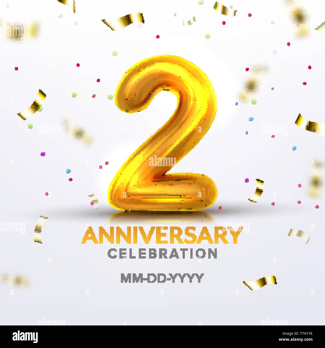 Here celebrating the second Stock Vector Images - Alamy