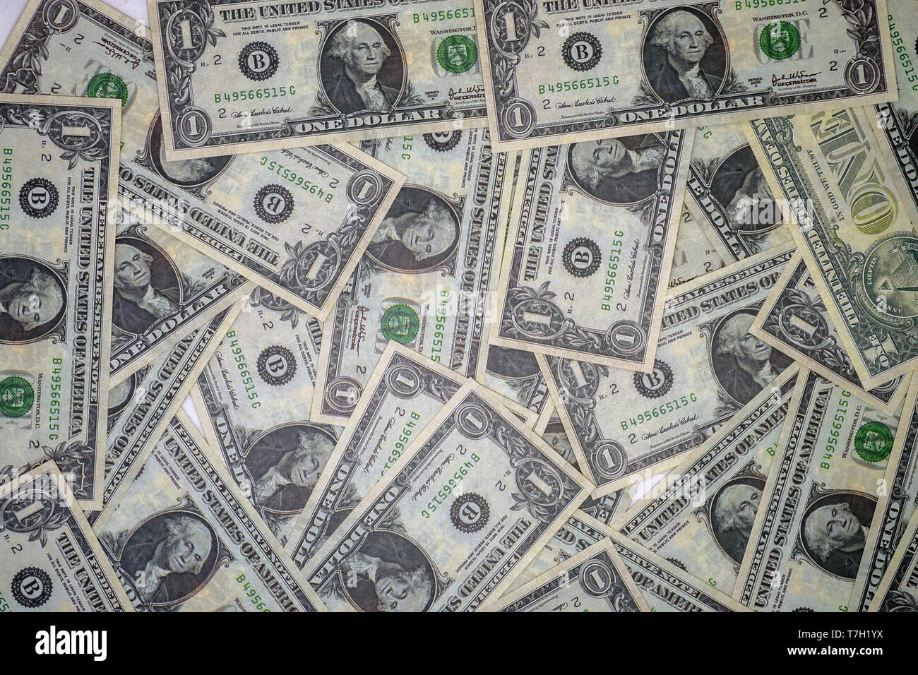 One us dollar banknote texture background Stock Photo - Alamy